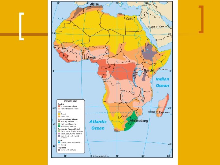 Physical Geography of Africa South of the Sahara