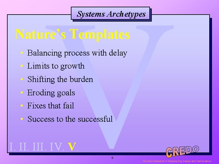 V The Fifth Discipline The Five Disciplines of