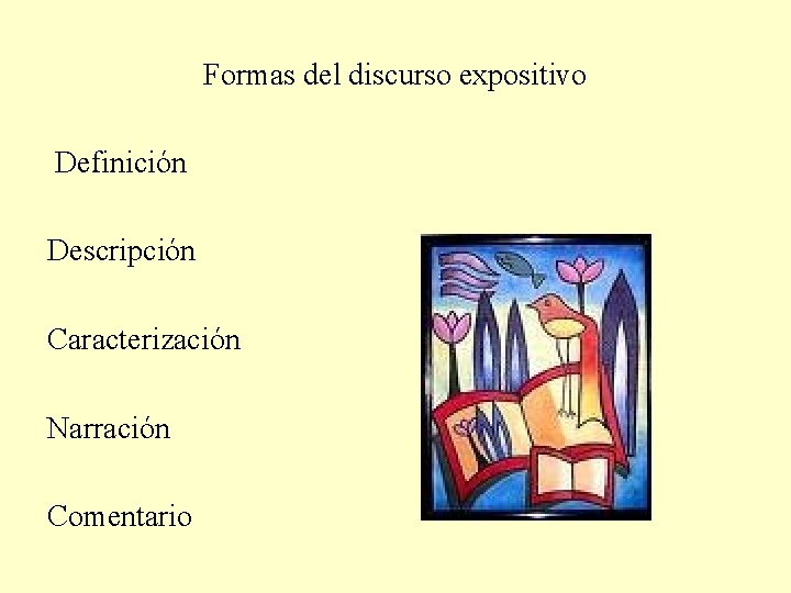 Unidad de aprendizaje El discurso o texto expositivo