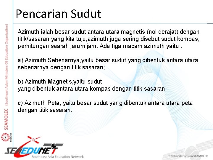 Pointing Parabola Pengertian Istilah elevasi adalah sudut yang