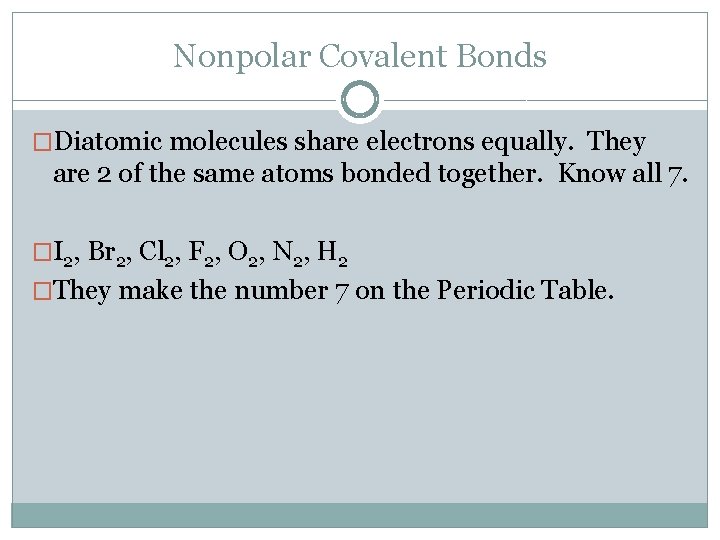 Covalent and Metallic Bonding 6 1 Covalent Bonds