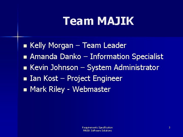 Virtual Network Device Mapping System Requirements Specification By