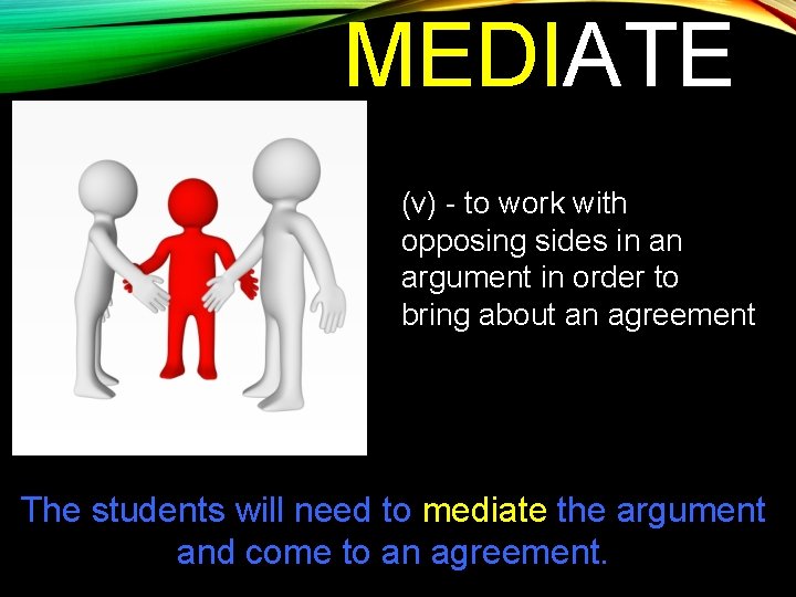 BETWIXT AND BETWEEN Root vocabulary Week 18 Medi