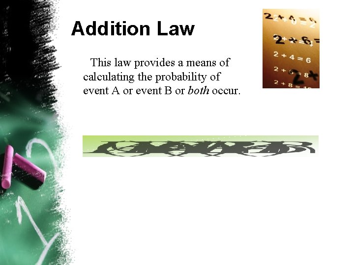 Events and their probability Basic relationships of probability