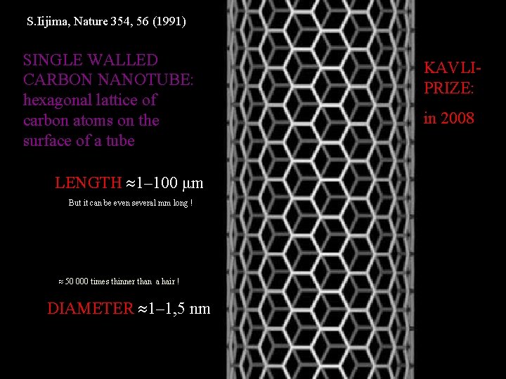 CARBON NANOSTRUCTURES FULLERENES CARBON NANOTUBES GRAPHENE lecture for