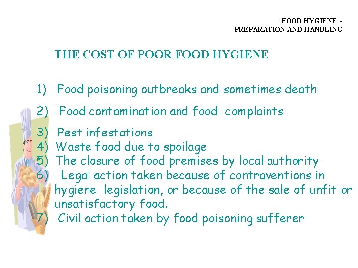 FOOD HYGIENE PREPARATION AND HANDLING Dr Ahmad Zaidi