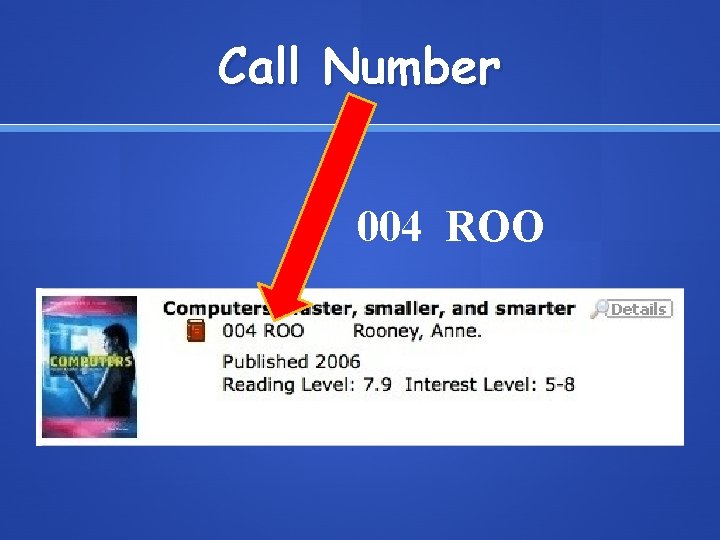 The Dewey Decimal Classification System Find information about