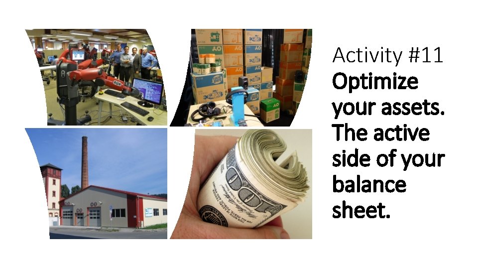 Activity 11 Optimize your assets The active side