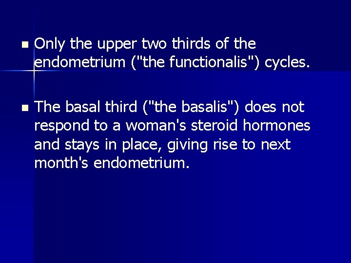 FEMALE Reproductive System Pathology Embryology n n The
