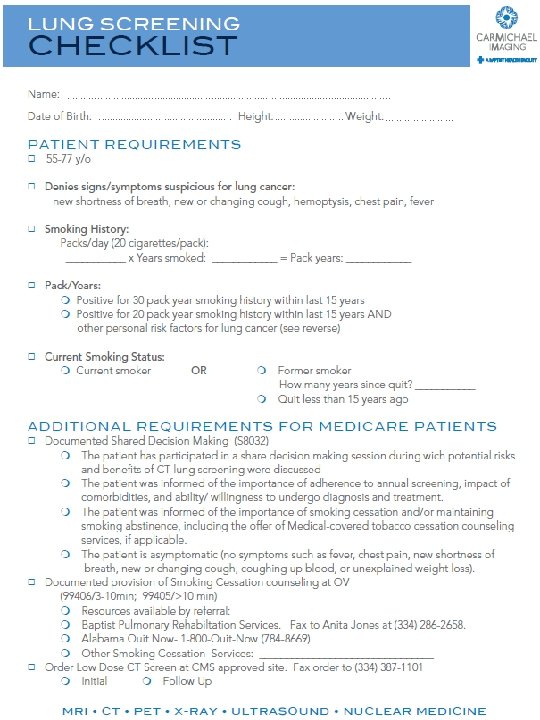Lung Cancer Screening A Pulmonary Revolution William P