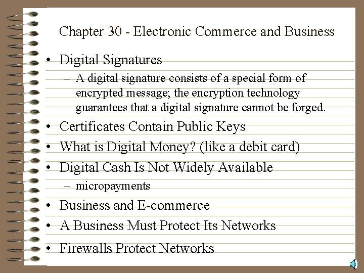 Chapter 30 Electronic Commerce and Business Introduction ECommerce