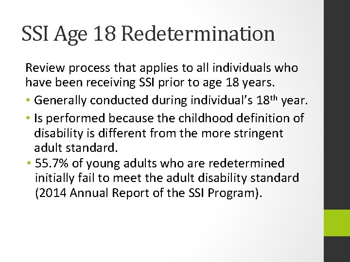 Benefits Counseling Tips and Tools for Transition Age