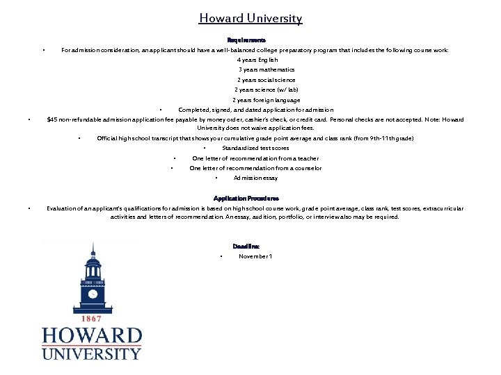 My top 3 Colleges By Brieahna Henry Clark