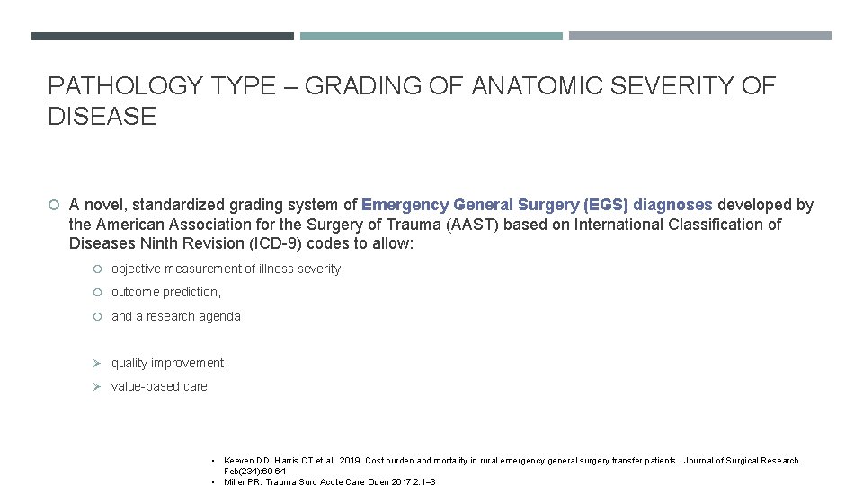 PATHOLOGY DETERMINING PATHWAY TO BEST CARE QASM SEMINAR