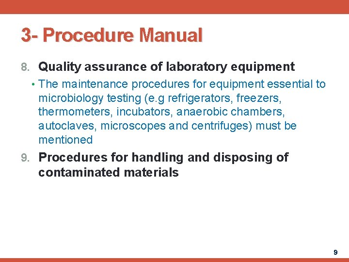 QUALITY ASSURANCE Microbiology and Serology 1 Introduction Clinical