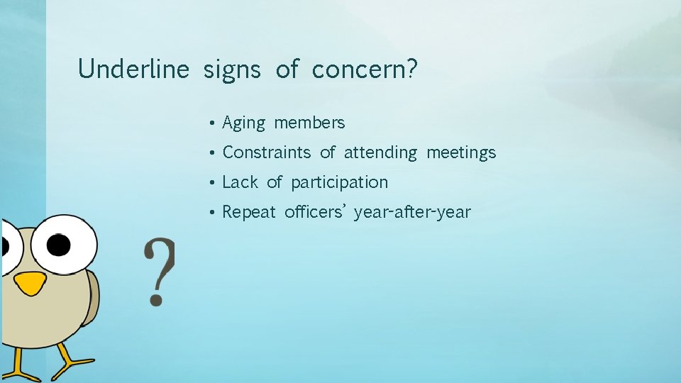 How to identify an unhealthy Auxiliary Fall Conference