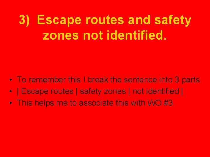 18 WATCHOUT SITUATIONS My System for Memorization by