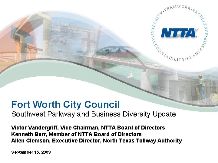 Fort Worth City Council Southwest Parkway and Business