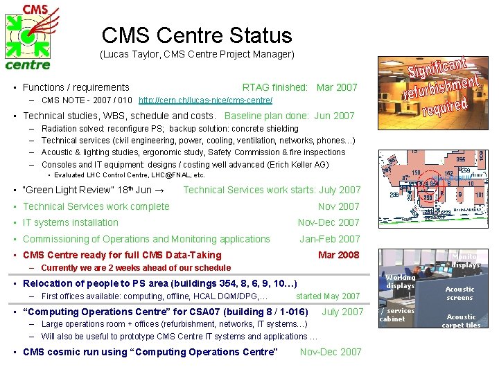 CMS Centre CERN Offline DQM calibrations express analysis