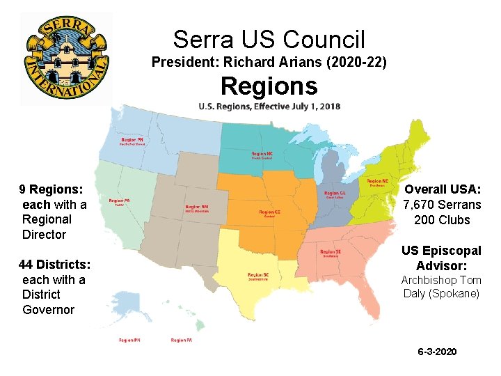 Serra New Member Orientation Welcome to Serra 6