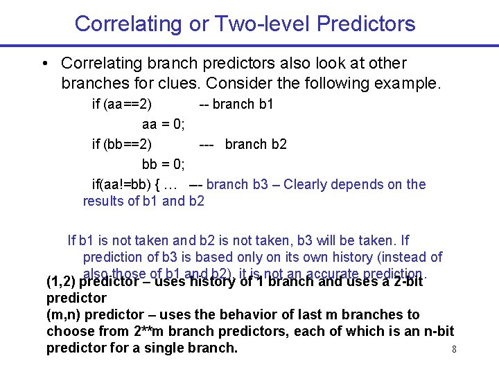 Lecture 5 Branch Prediction 2 3 and Scoreboarding