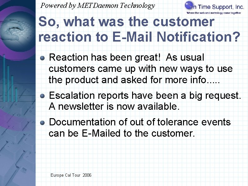Powered by METDaemon Technology News from On Time