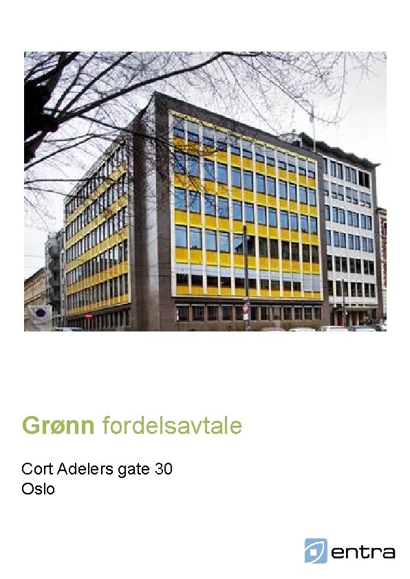 Grnn fordelsavtale Cort Adelers gate 30 Oslo Med