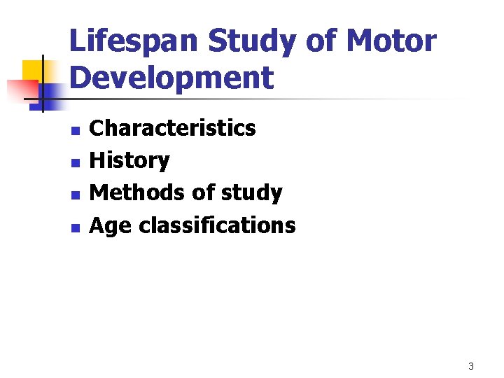 Chapter 1 Understanding Motor Development An Overview Gallahue