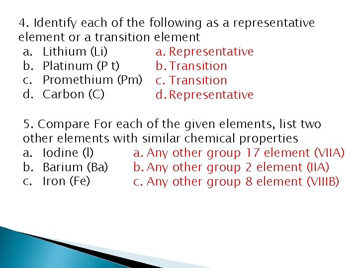 Chapter 6 The Periodic Table and Periodic Law