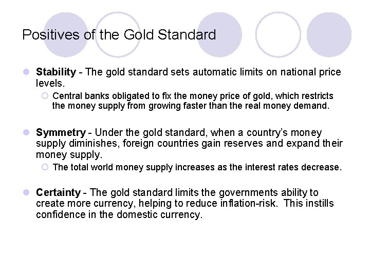 The Gold Standard By Jonathan Seals How the