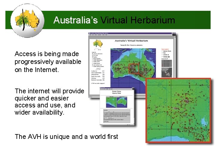 Australias Virtual Herbarium Unlocking Australias plant biodiversity ...