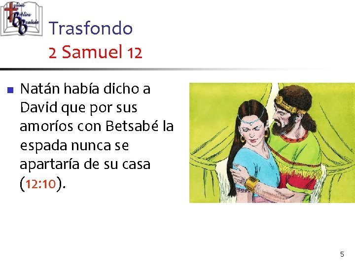 Unidad 8 El rey David y su reinado