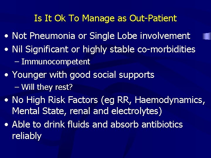 Assessment and Management of Pneumonia 2019 Dr Eli