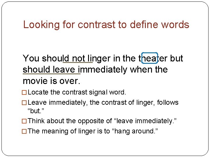 Reading For Context Clues And Vocabulary Growth Mastering