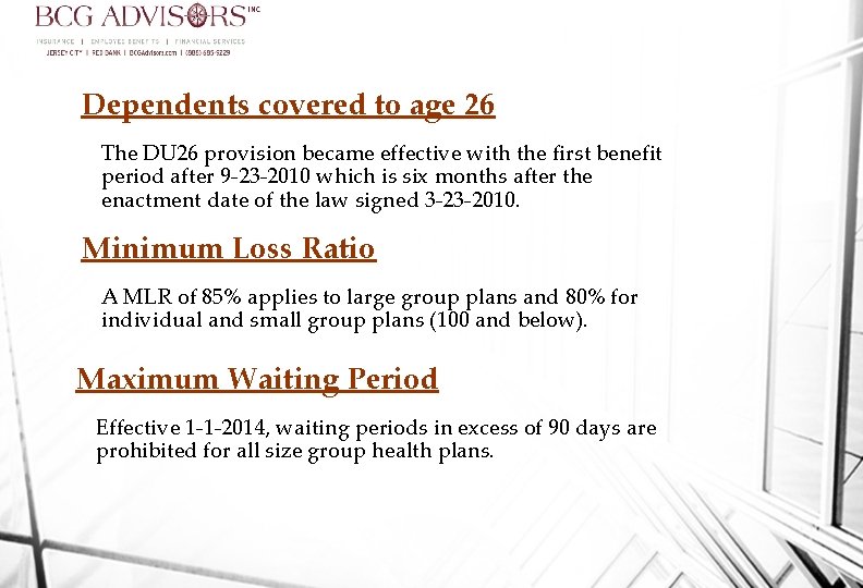 Healthcare Reform A look into the Affordable Care