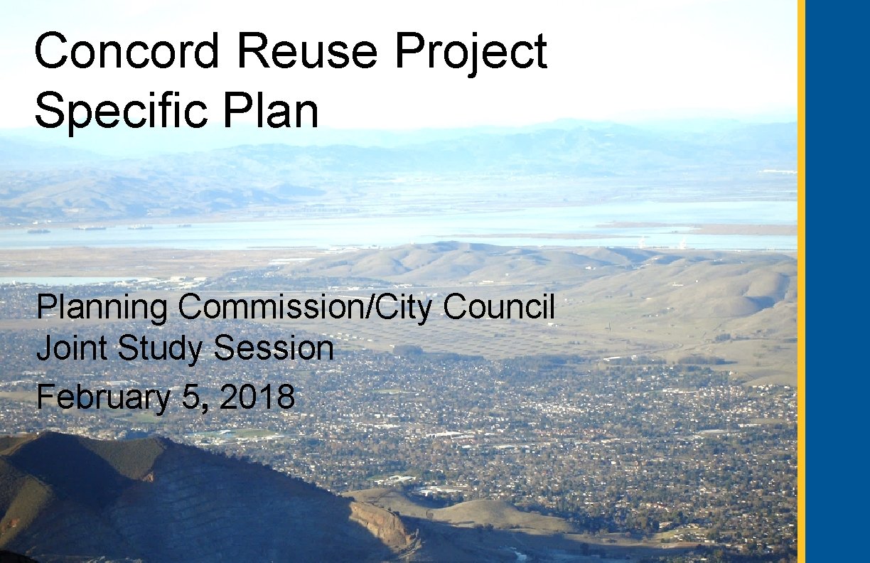 Concord Reuse Project Concord Community Reuse Project Specific