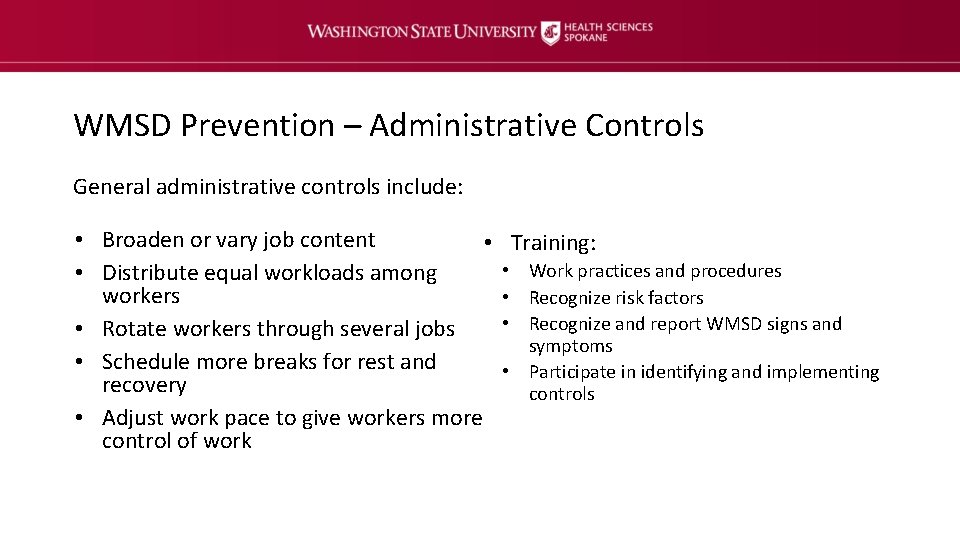 Animal Care Ergonomics Department of Environmental Health Safety