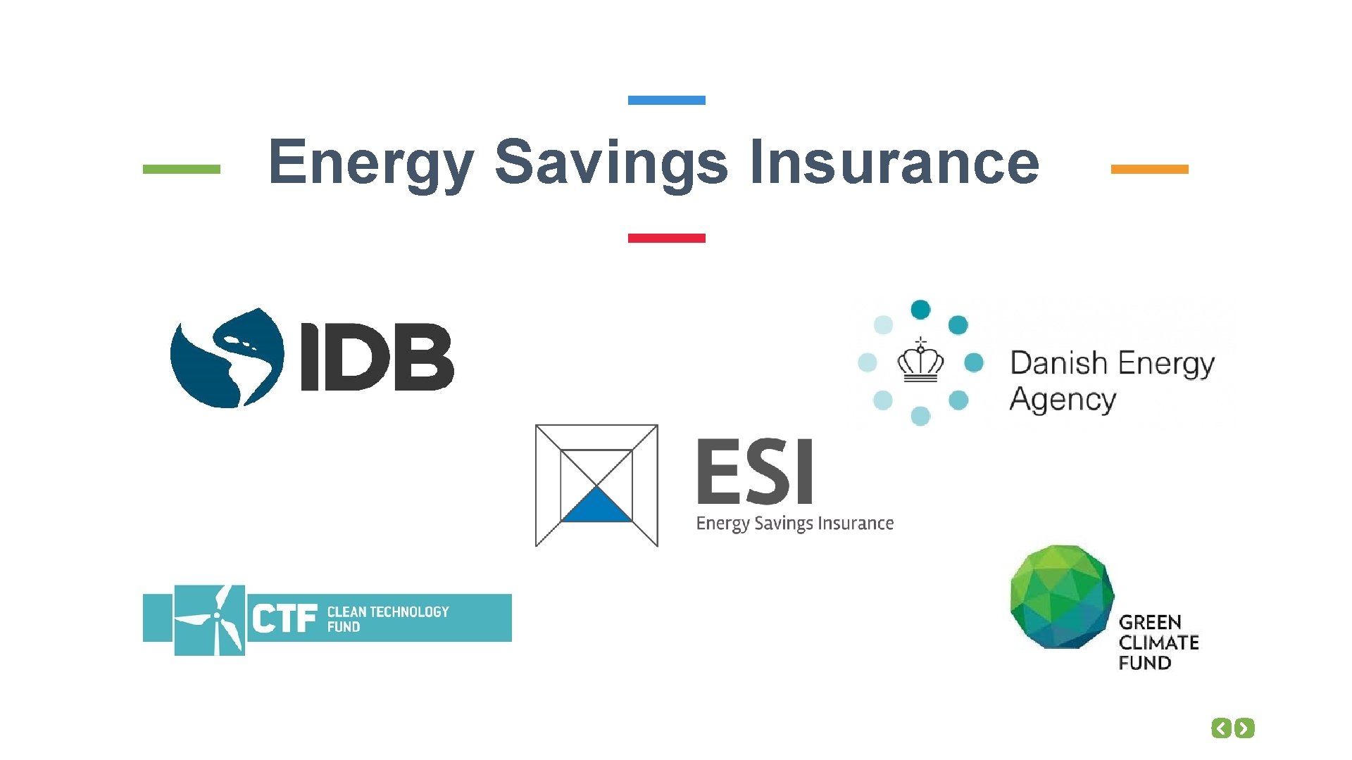 Energy Savings Insurance Understanding 2 What is ESI