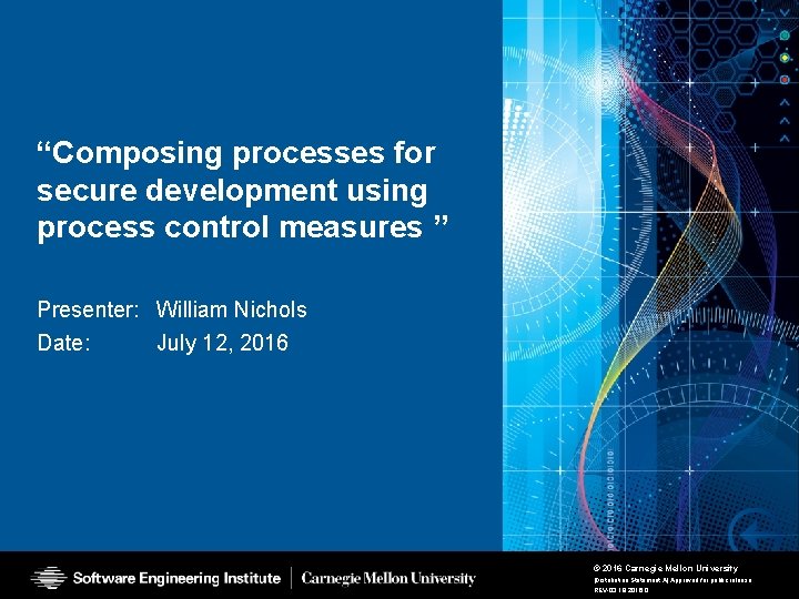 Composing processes for secure development using process control