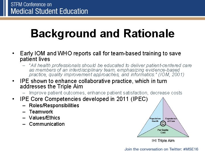 The Jefferson Teamwork Observation Guide JTOG Using a