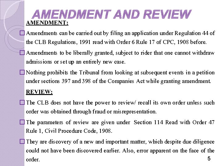 Practice Procedure in the Tribunal Aspects one must