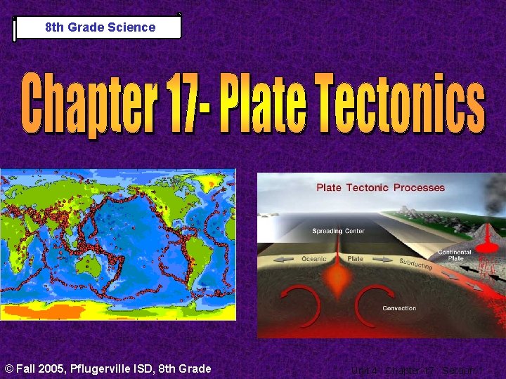 8 th Grade Science Fall 2005 Pflugerville ISD