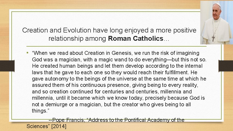 Creation and Evolution Are These Really Incompatible Dr