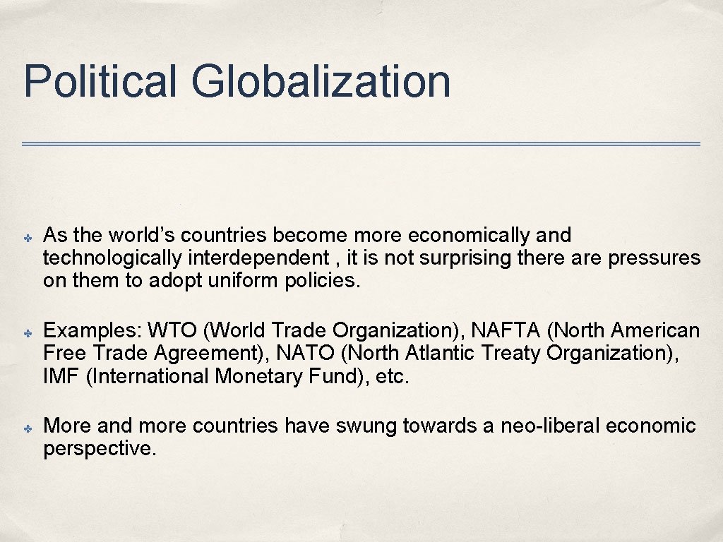 Globalization CGW 4 U 0 Unit 1 Globalization