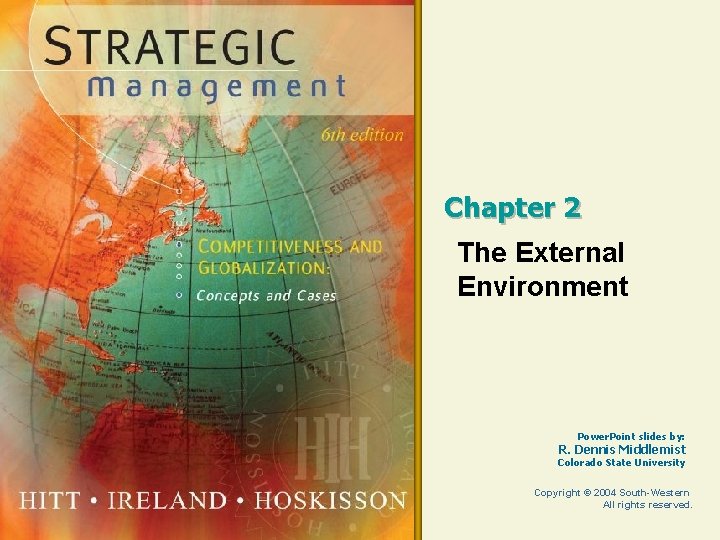 Chapter 2 The External Environment Power Point slides