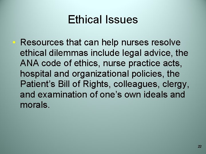 Legal and Ethical Issues in psychiatric nursing NURS