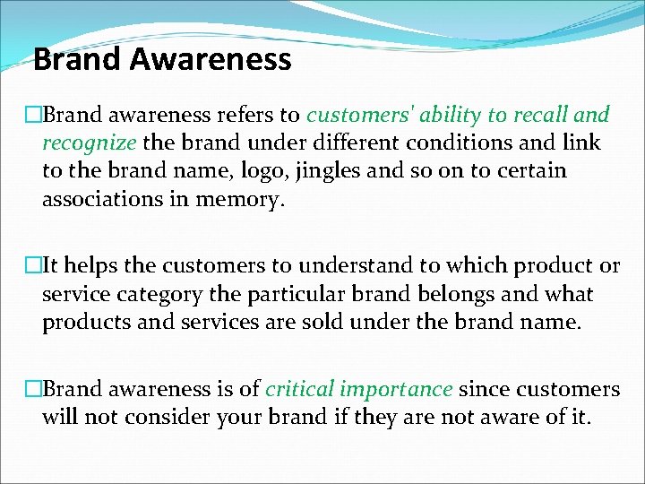 Brand Concept An identifying symbol work or mark