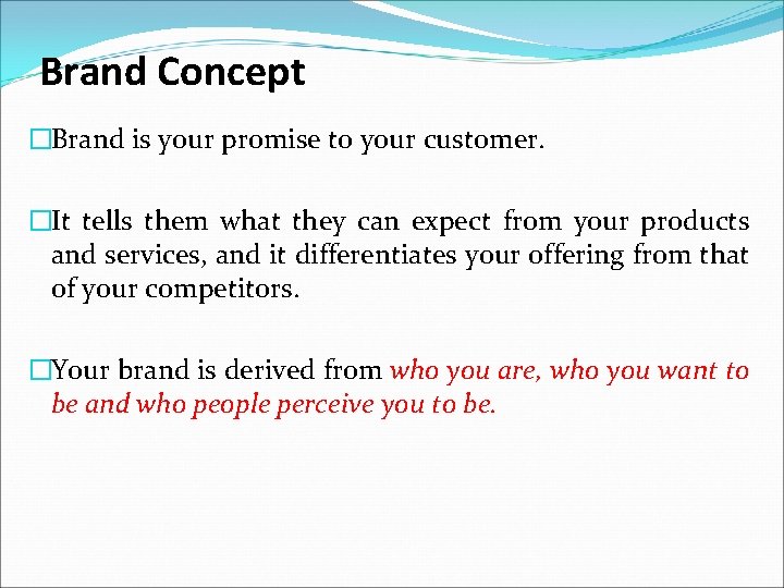 Brand Concept An identifying symbol work or mark