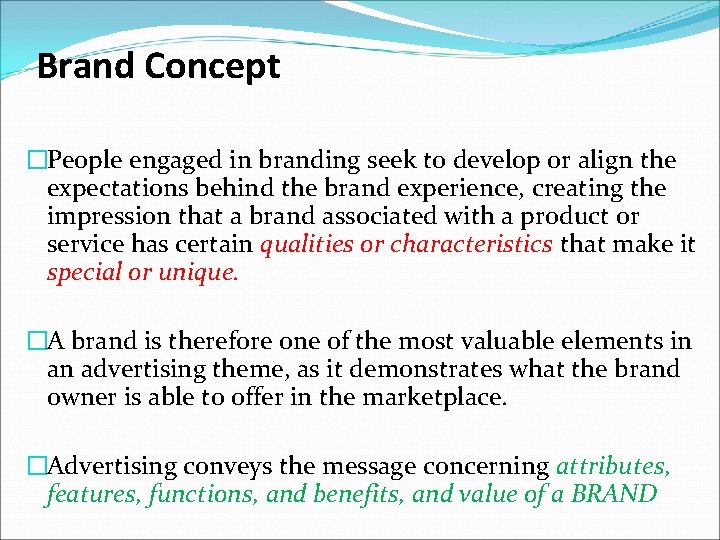 Brand Concept An identifying symbol work or mark