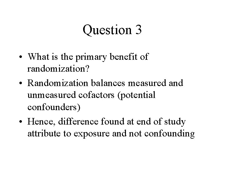 Lab 8 Types of Studies and Study Designs